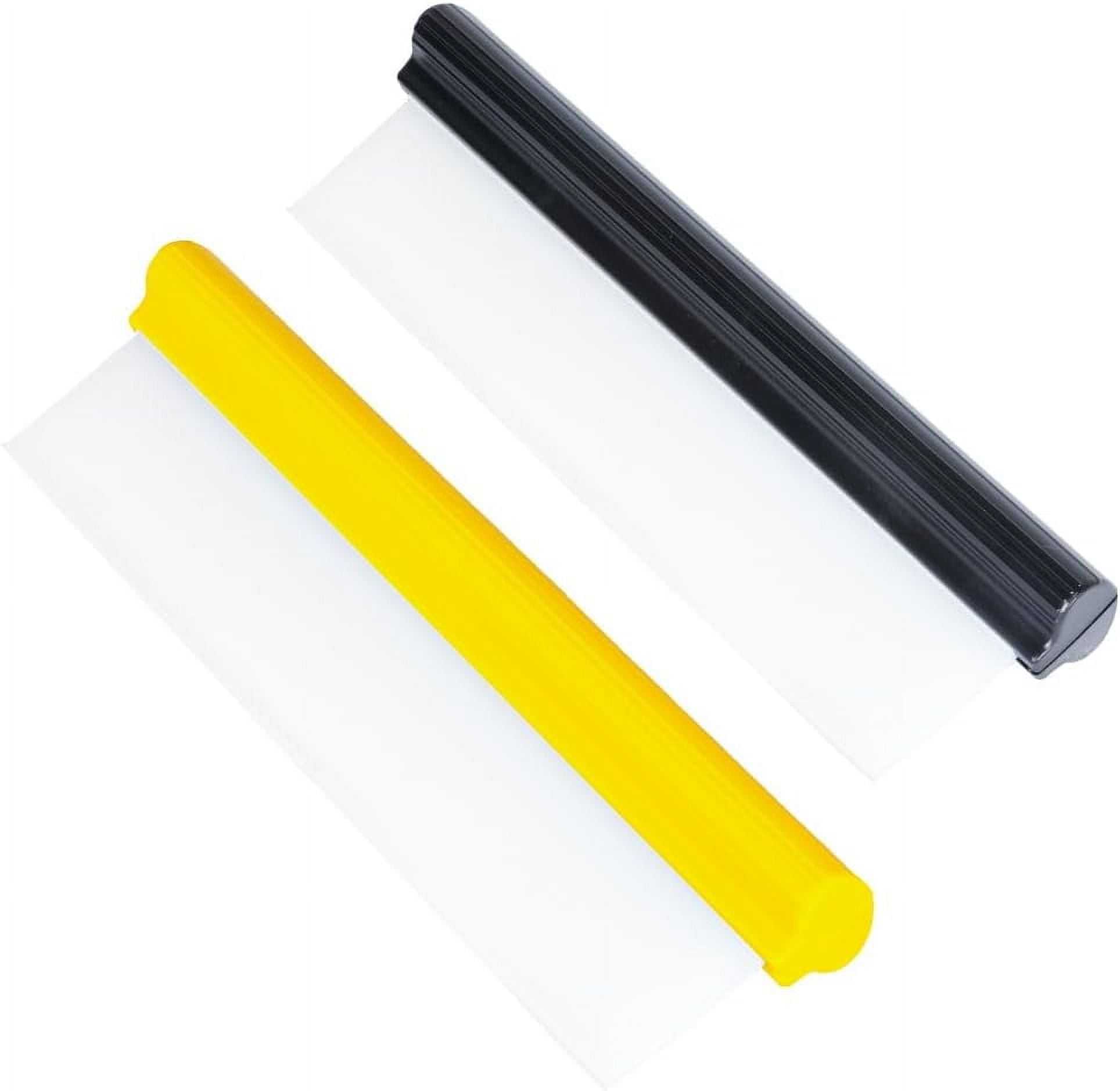 Car Squeegee,12 inch Silicone Squeegee, 2 Pack Automotive Water Wiper ...