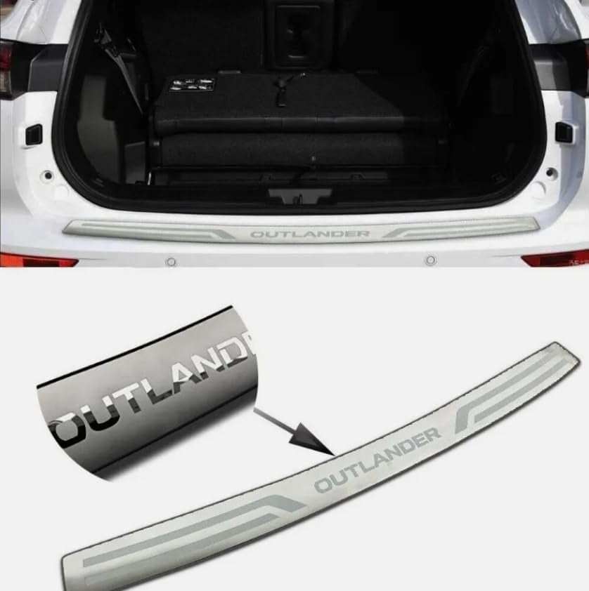 Car Stainless Steel Rear Door Bumper Protector, for Mitsubishi ...