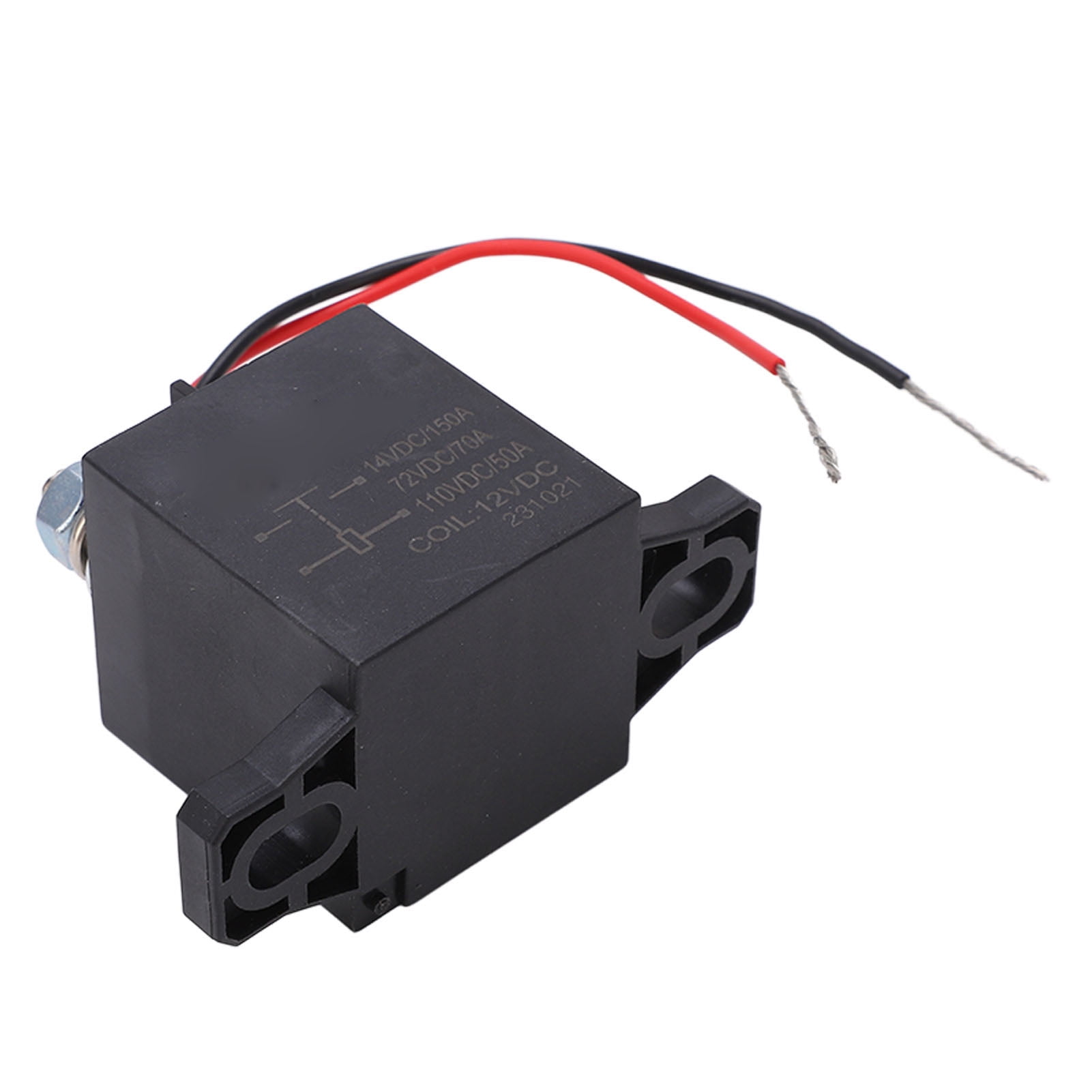 Car Start Relay Sensitive Normally Open Auto Preheat Starter Relay 12VDC Coil 14V 72V 110VDC ...