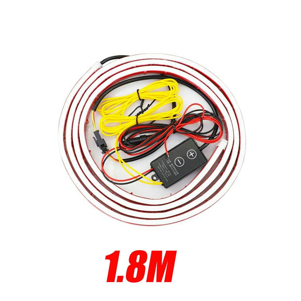 Car Start Scan Dynamic Led Hood Light Strip Daytime Running Light Turn ...