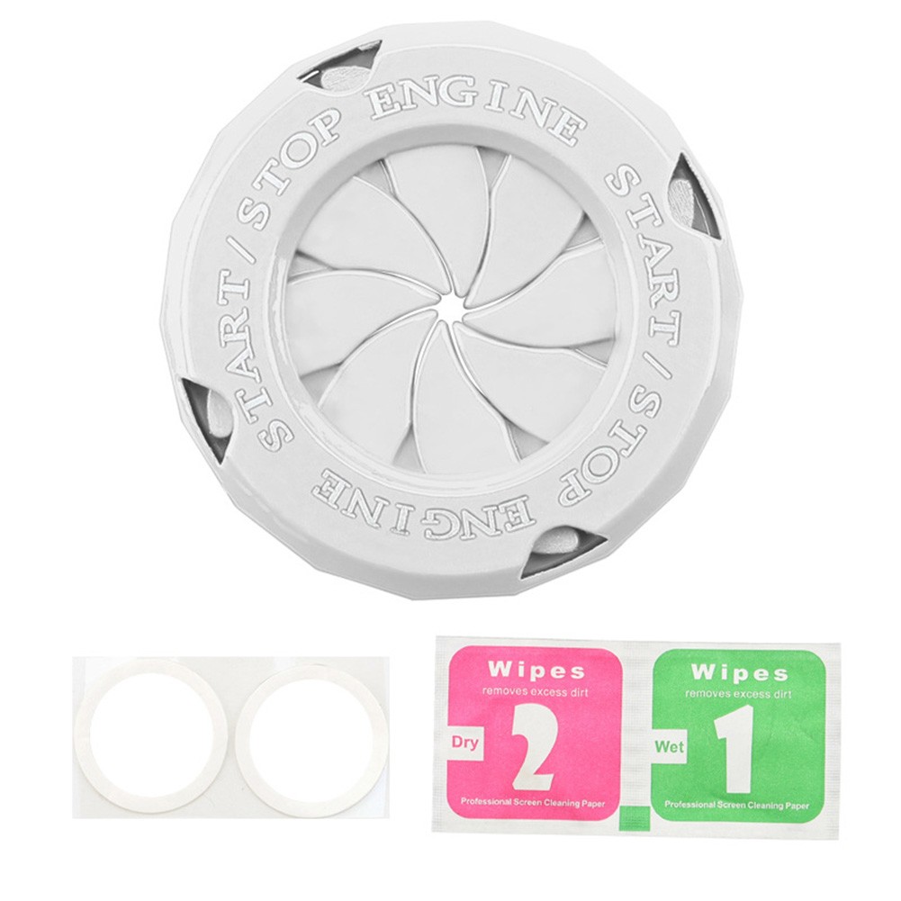 Car Start Stop Button Cover Interior Decor Engine Ignition Switch Cap ...