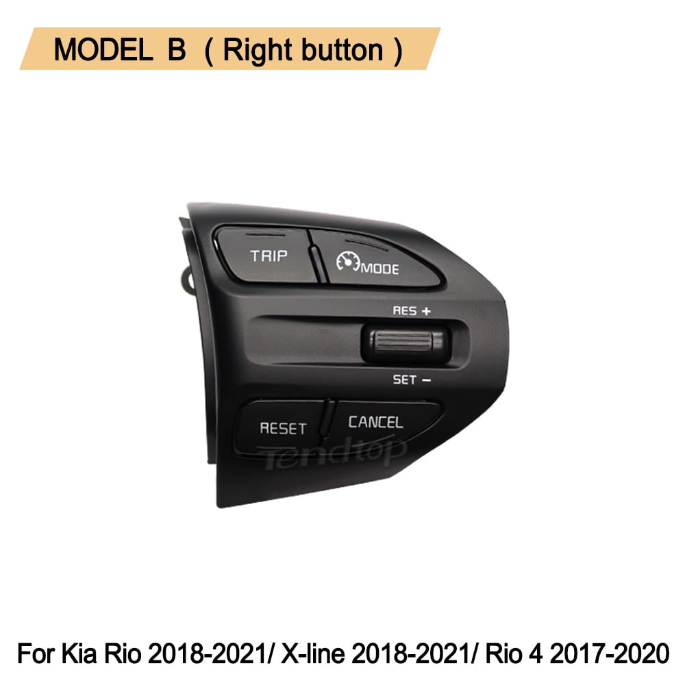 Car Steering Wheel Button For KIA K2 RIO 2017- 2020 2021 RIO X LINE ...