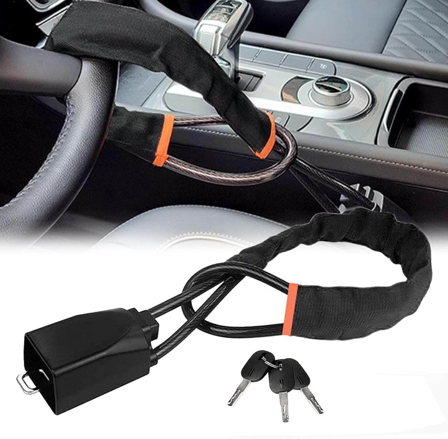 Car Steering Wheel Claw, Steering Wheel Lock for Car,Anti-Theft ...