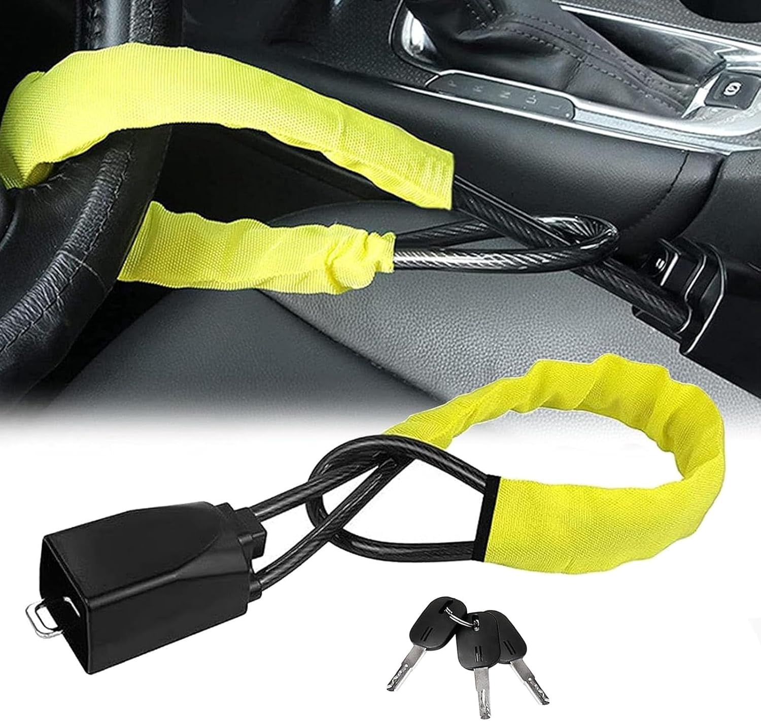 Car Steering Wheel Claw, Steering Wheel Lock for Car, Universal ...