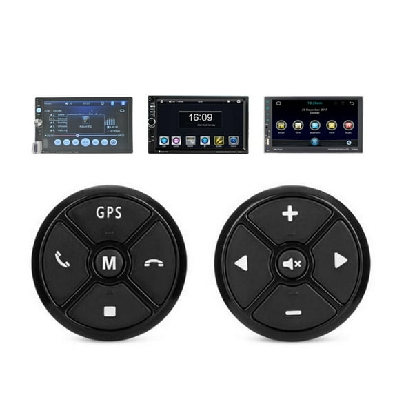 Car Steering Wheel Control Key GPS Navigation Music Wireless DVD Radio ...