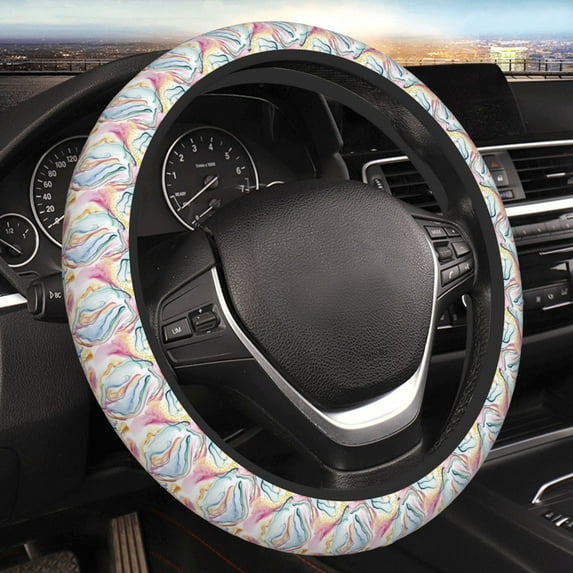 Car Steering Wheel Cover - Abstract marble texture Universal Car ...
