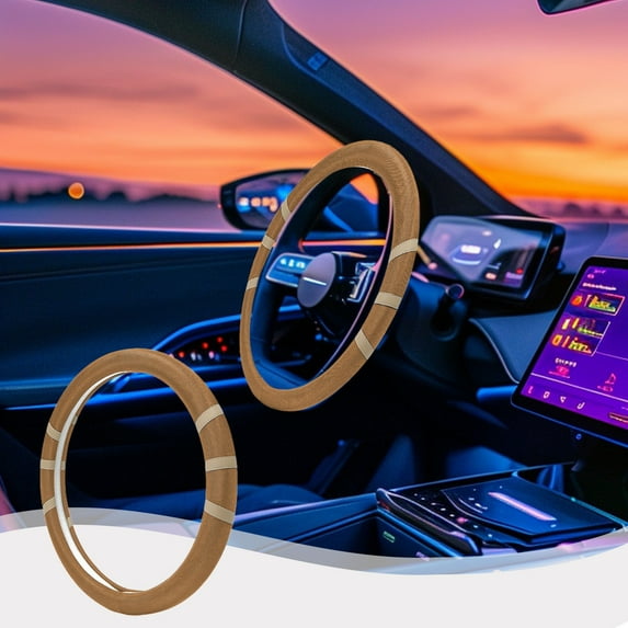 Car Steering Wheel Cover - Anti-Slip Design for Better Grip, Breathable ...