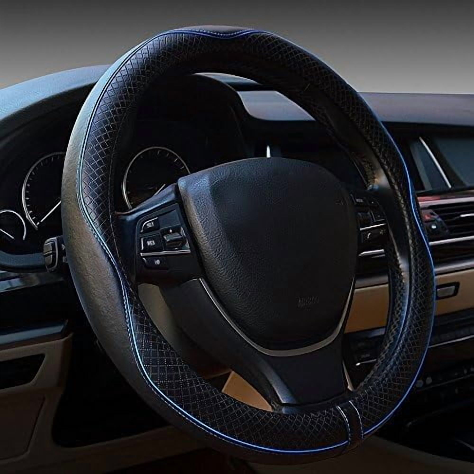 Car Steering Wheel Cover, Anti-Slip, Safety, Soft, Breathable, Heavy ...