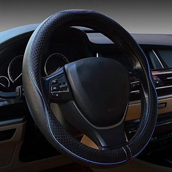 Car Steering Wheel Cover, Anti-Slip, Safety, Soft, Breathable, Heavy ...