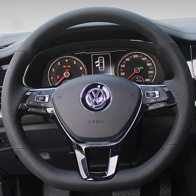 Car Steering Wheel Cover Artificial Leather For Volkswagen VW Golf 7 ...