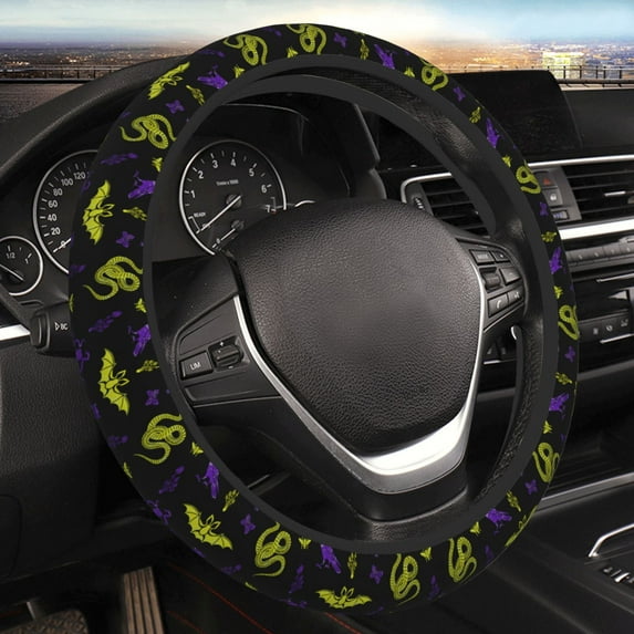Car Steering Wheel Cover - Octopus Bird Owl Flying Fish Snake Universal ...