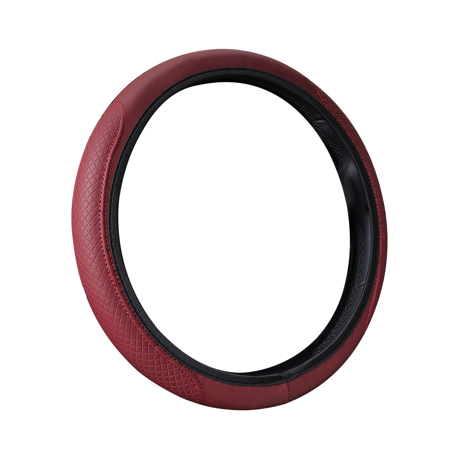 Car Steering Wheel Cover Universal Microfiber PU Leather Elastic 15 ...