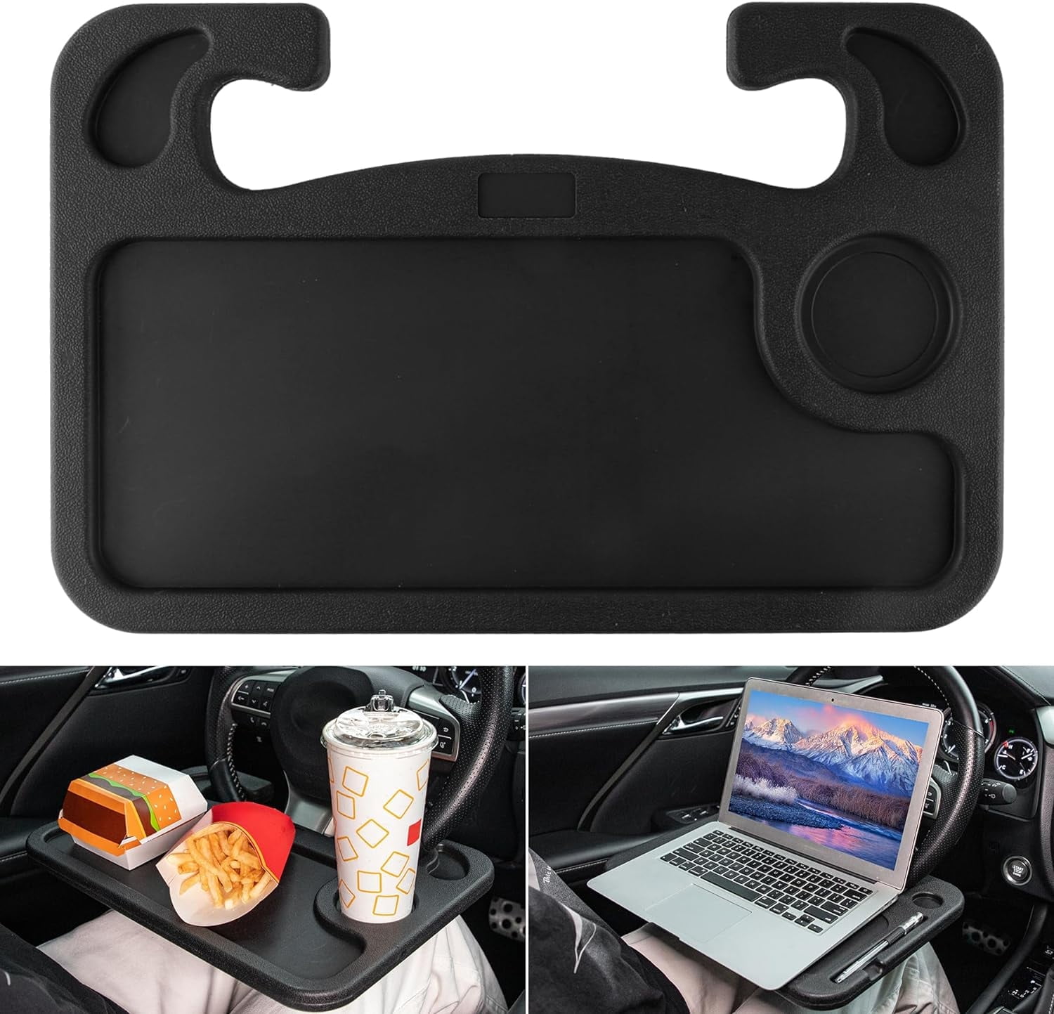 Car Steering Wheel Desk for Laptop,Multipurpose Travel Car Accessories ...