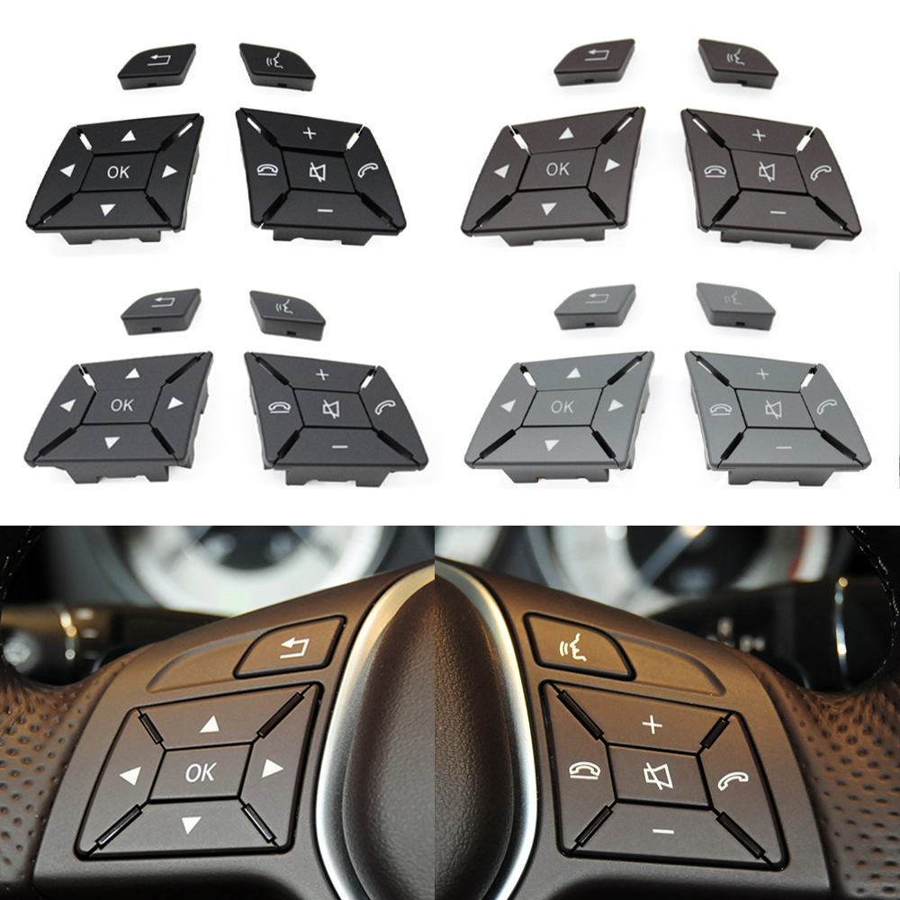 Car Steering Wheel Switch Buttons For Mercedes Benz A B C E GLA GLK CLA ...