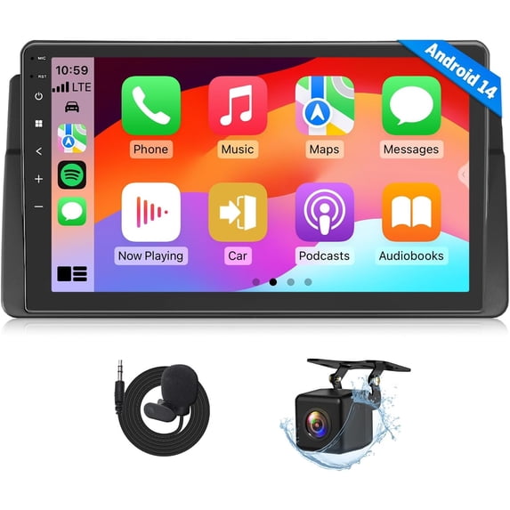 Car Stereo 4+64GB for BMW 3 Series 325i 330i M3 (E46) 1998-2006 ...