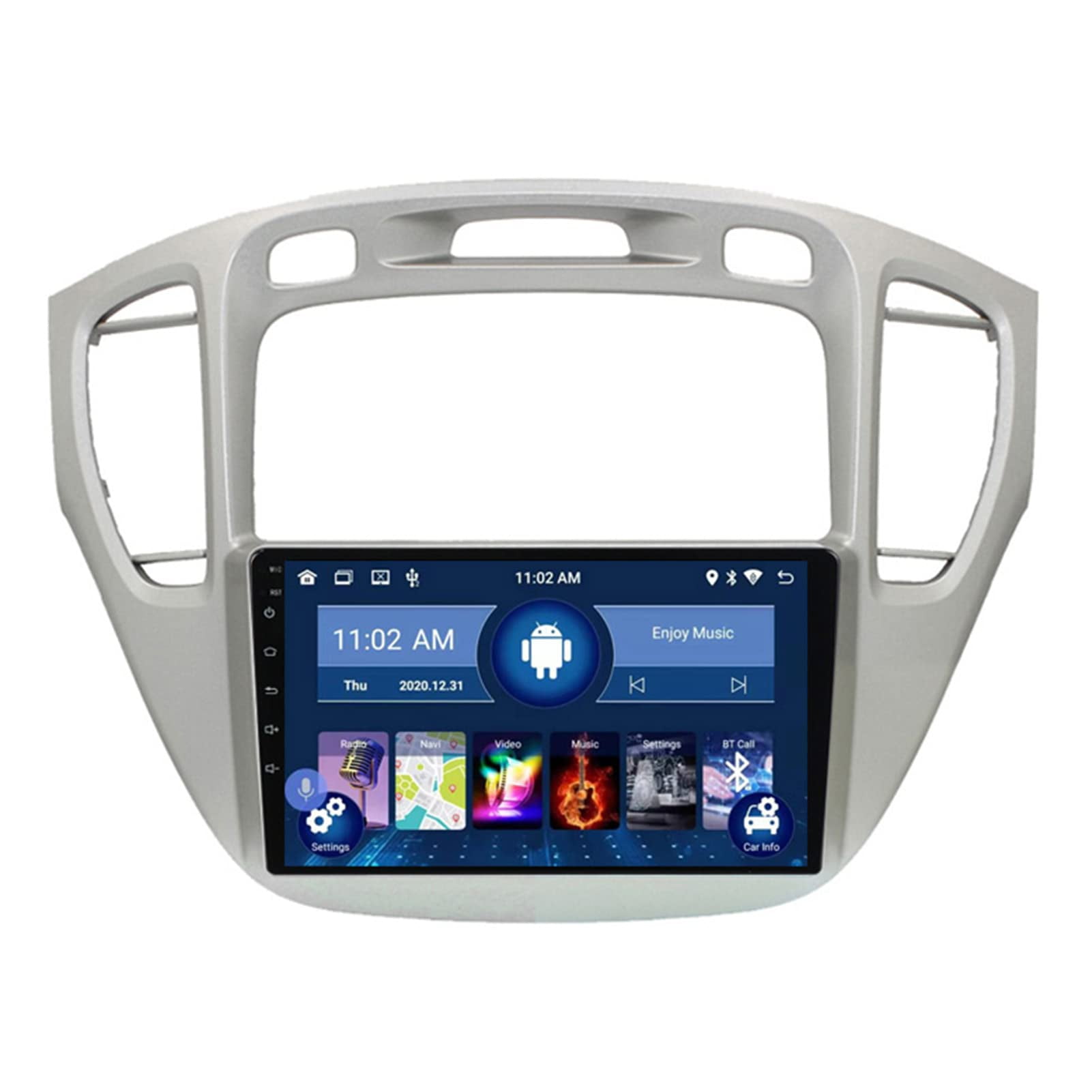 Car Stereo Android 12 Car Radio with Double Din GPS Sat Nav Head Unit ...