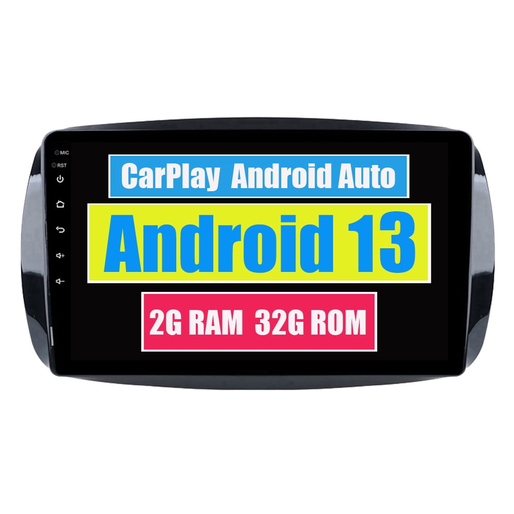 Car Stereo CarPlay Android Auto for Mercedes Benz Smart Fortwo 3 C453 A453 W453 2014 - 2020 ...