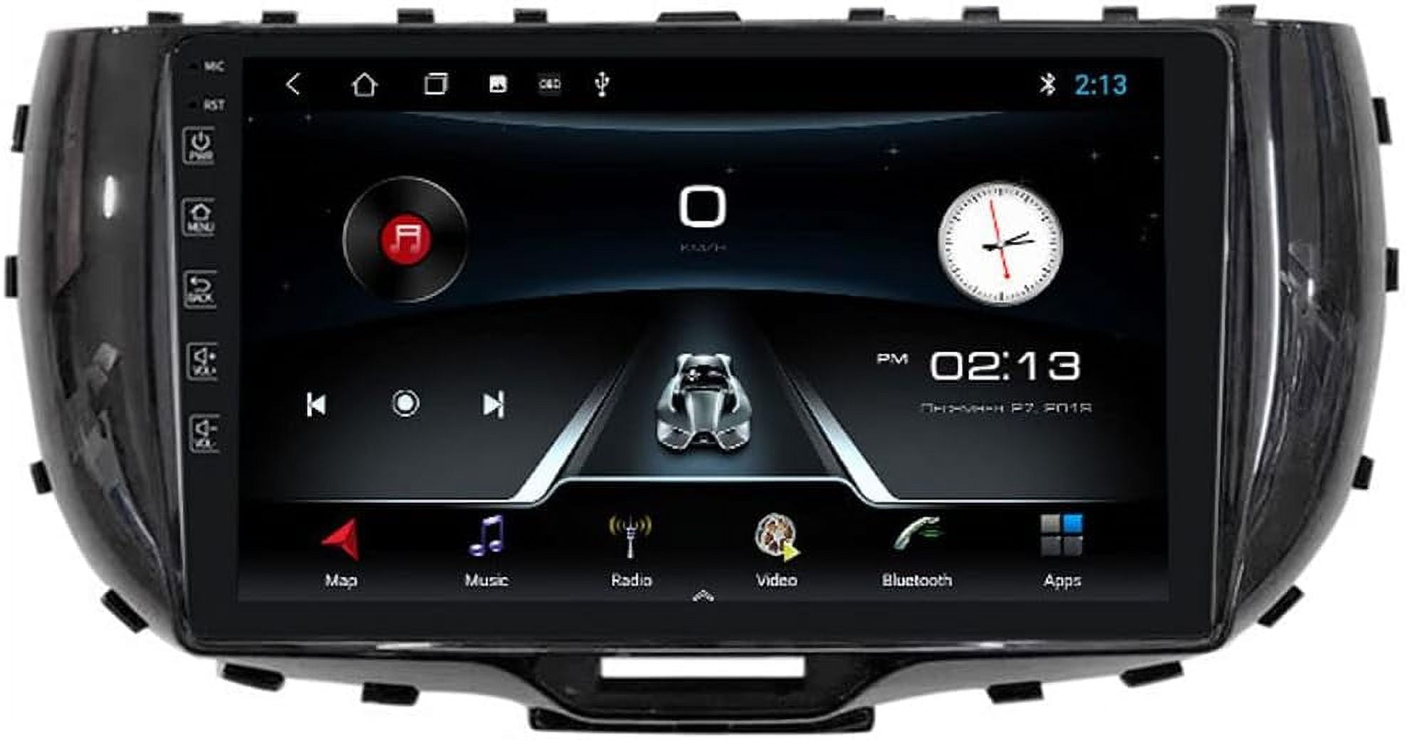 Car Stereo Double DIN 9 Inch Touch Screen in Dash Radio GPS Head Unit ...