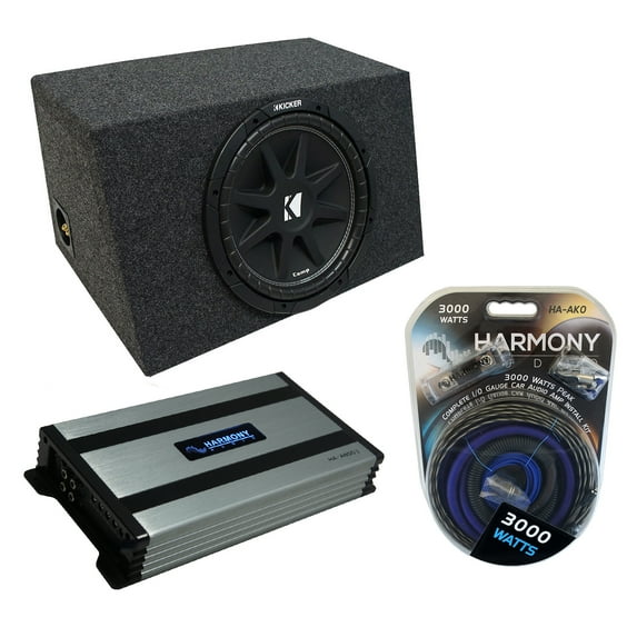 Car Stereo Hatchback Sealed Single 15" Kicker Comp C15 Sub Box HA-A800 ...
