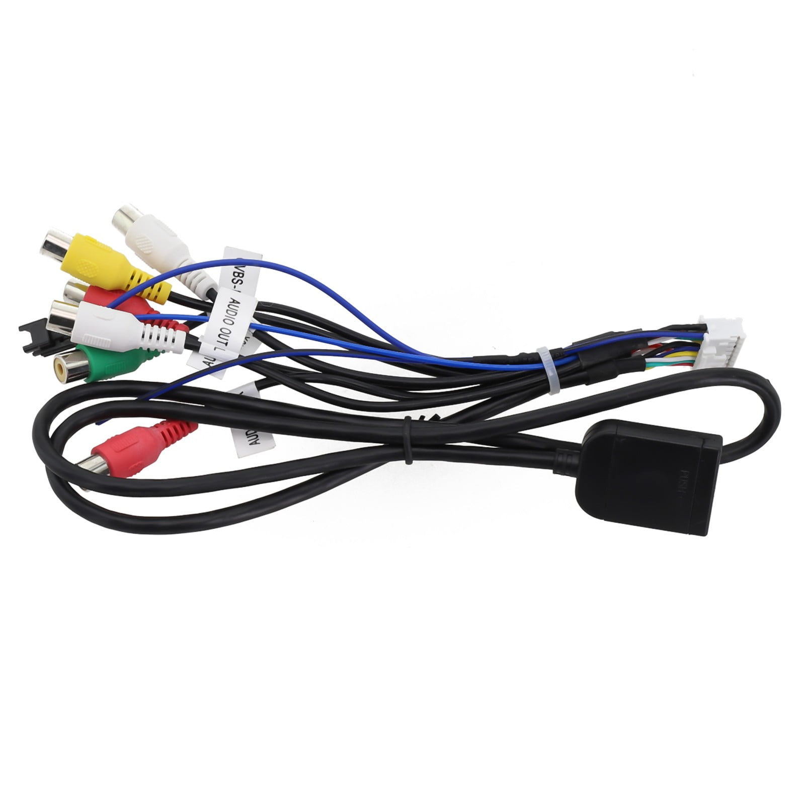 Car Stereo Radio Cable 20 Pin Plug RCA Output AUX Wire Harness Wiring ...
