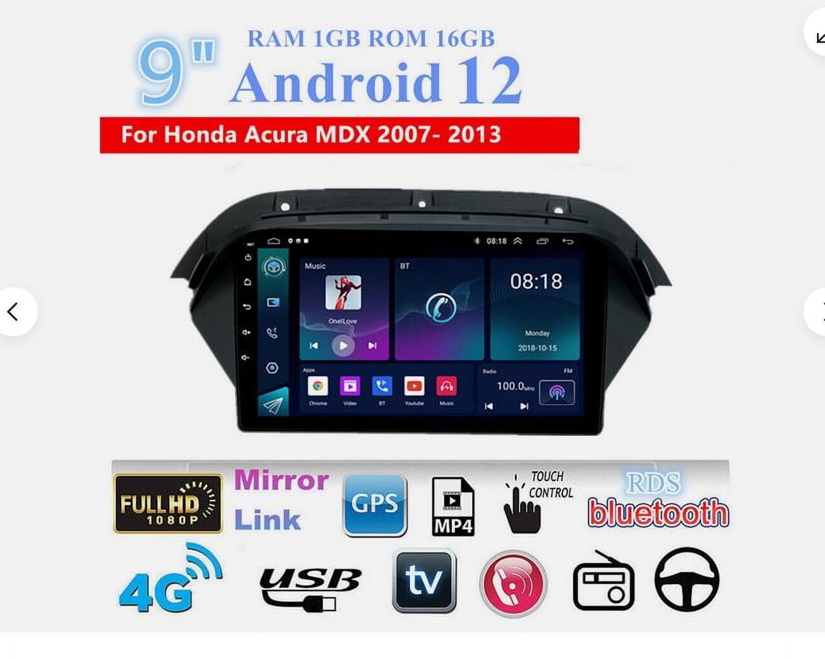 Car Stereo Radio Compatible for 2007-2013 Honda Acura MDX,2+32GB Car Radio Android 13 Car GPS ...