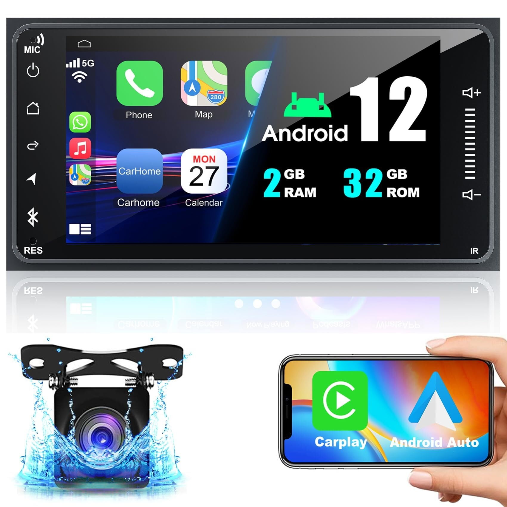 Car Stereo Radio for Toyota 4Runner 2003-2009, for Tundra 2003-2006 ...