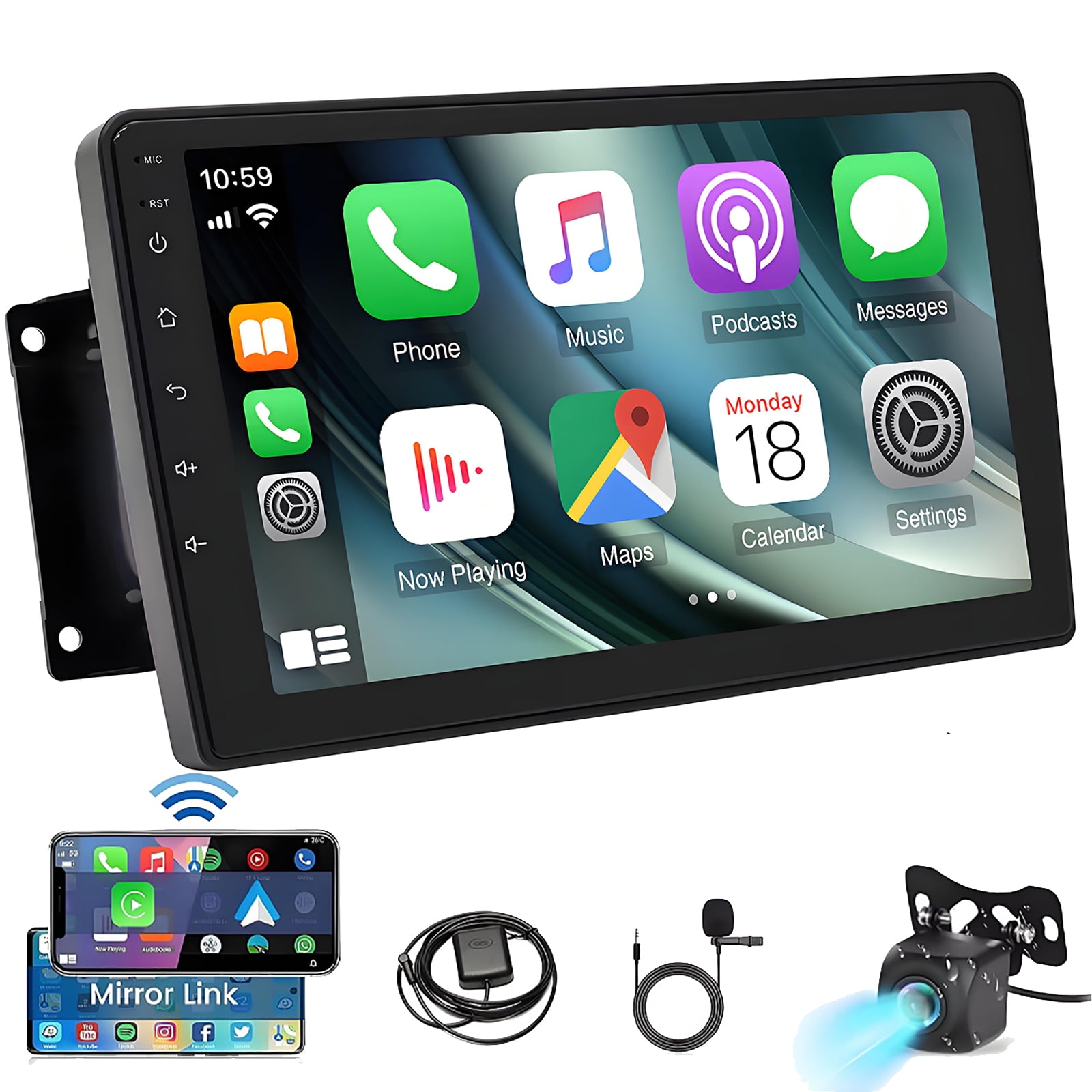 Car Stereo Radio for Jeep Dodge RAM Grand Caravan with 9" Touch Screen ...