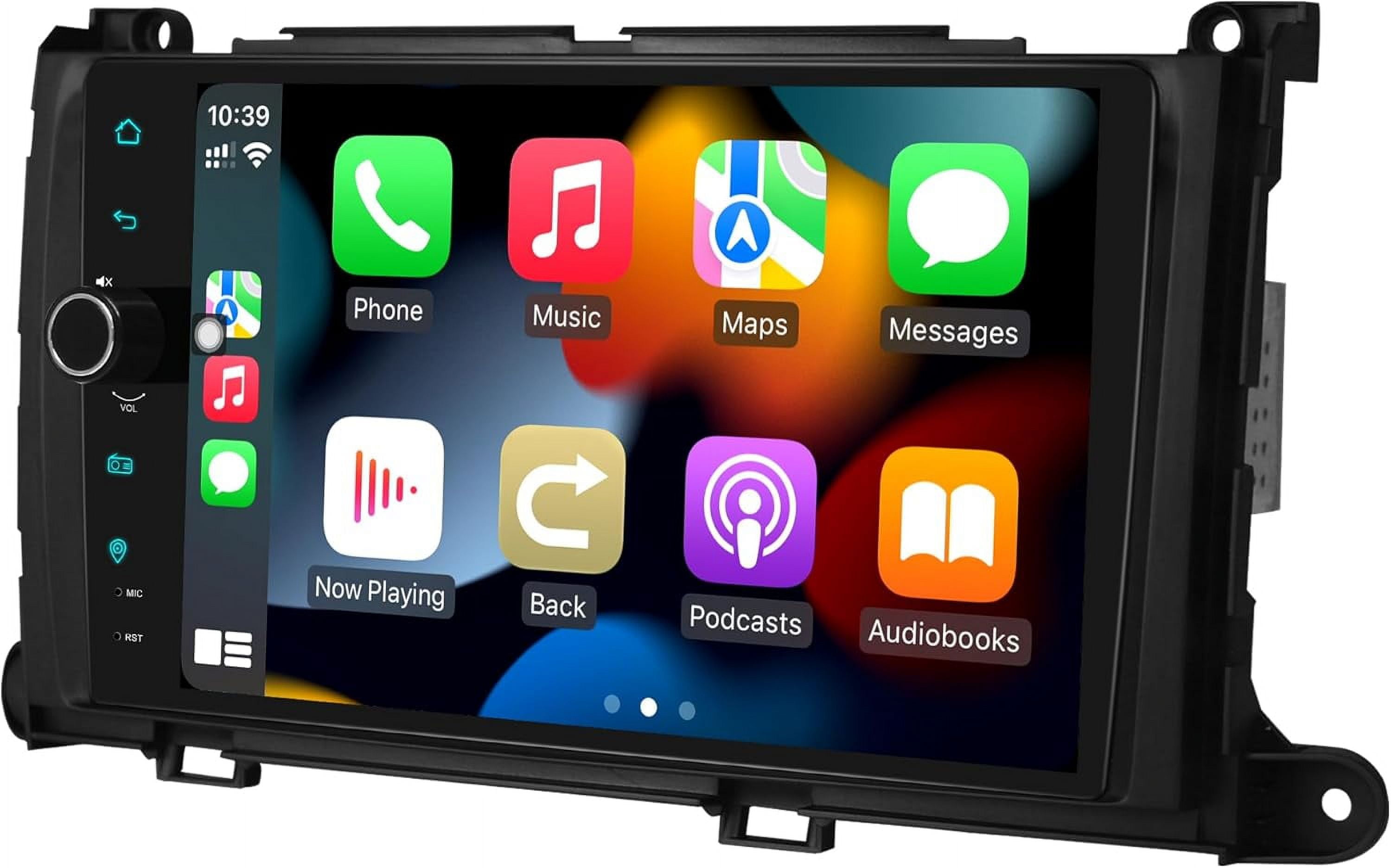 Car Stereo for Toyota Sienna Radio 2011-2014 Android 12 Head Unit 9 ...