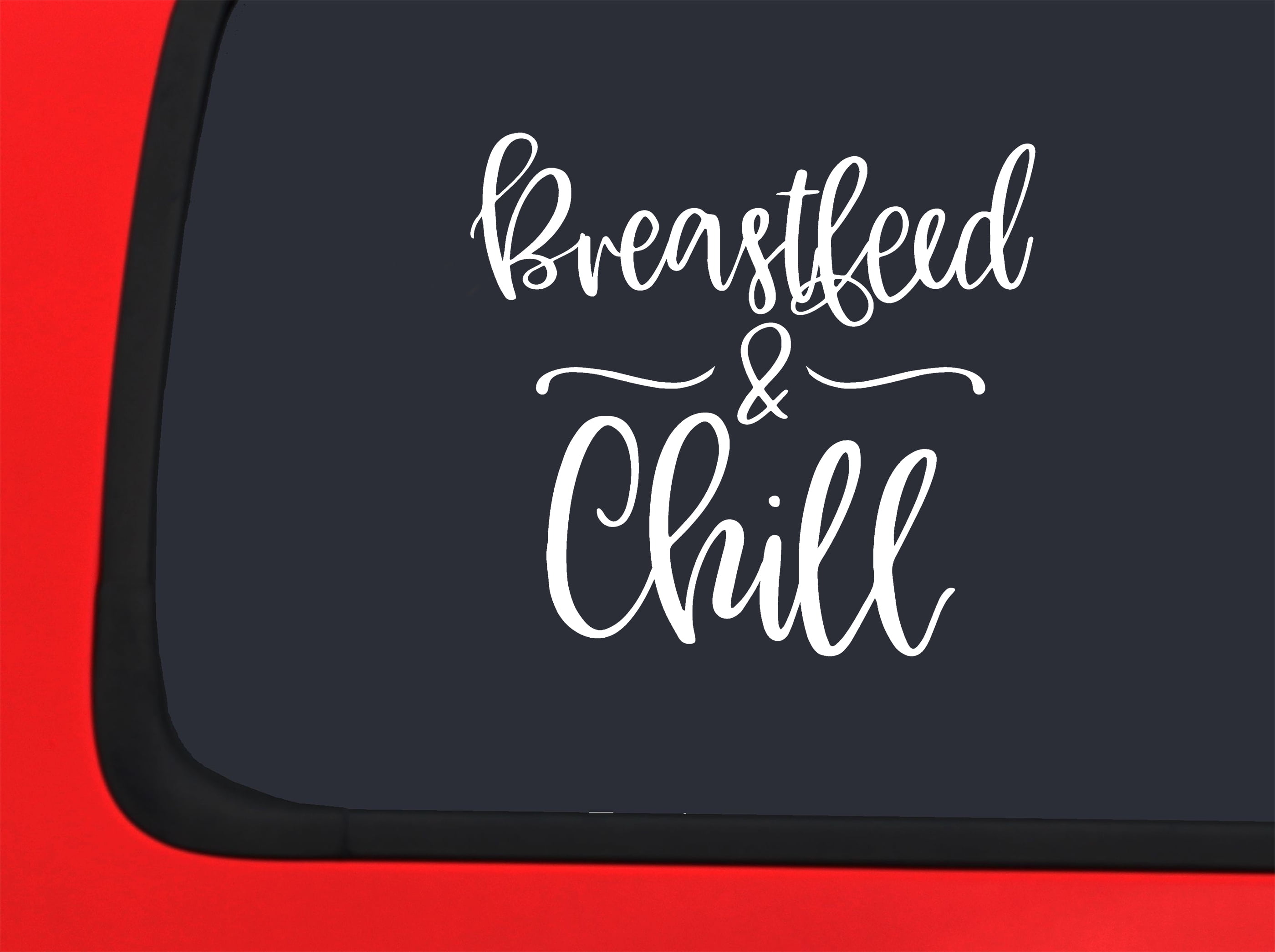 Car Sticker Breastfeed Ill Funny Newborn Baby Mom Family Love Car ...