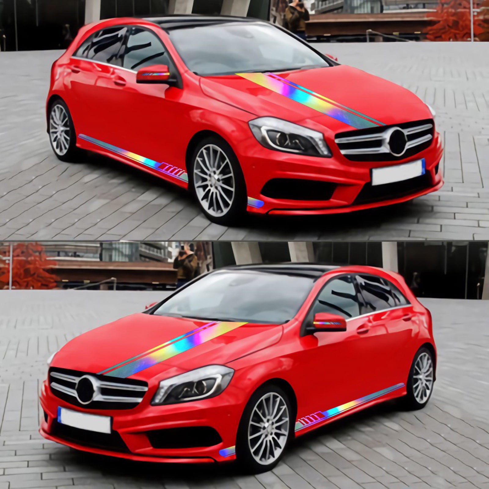 Car Sticker,Car Diy Decal Pieces Vinyl Car Body Decals Universal 5 ...