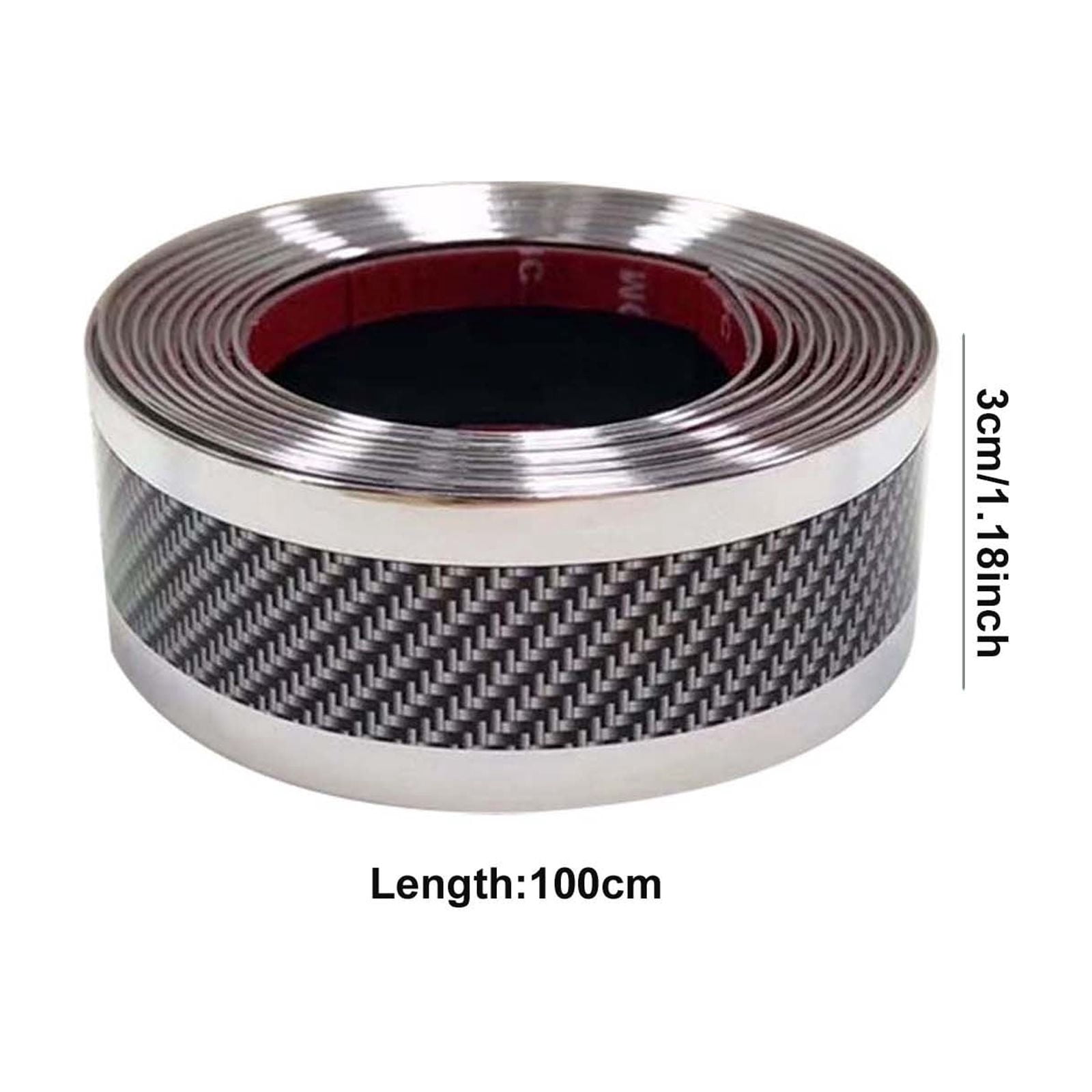 Car Sticker Carbon Fiber Rubber Door Sill Protector Guard Strip for ...