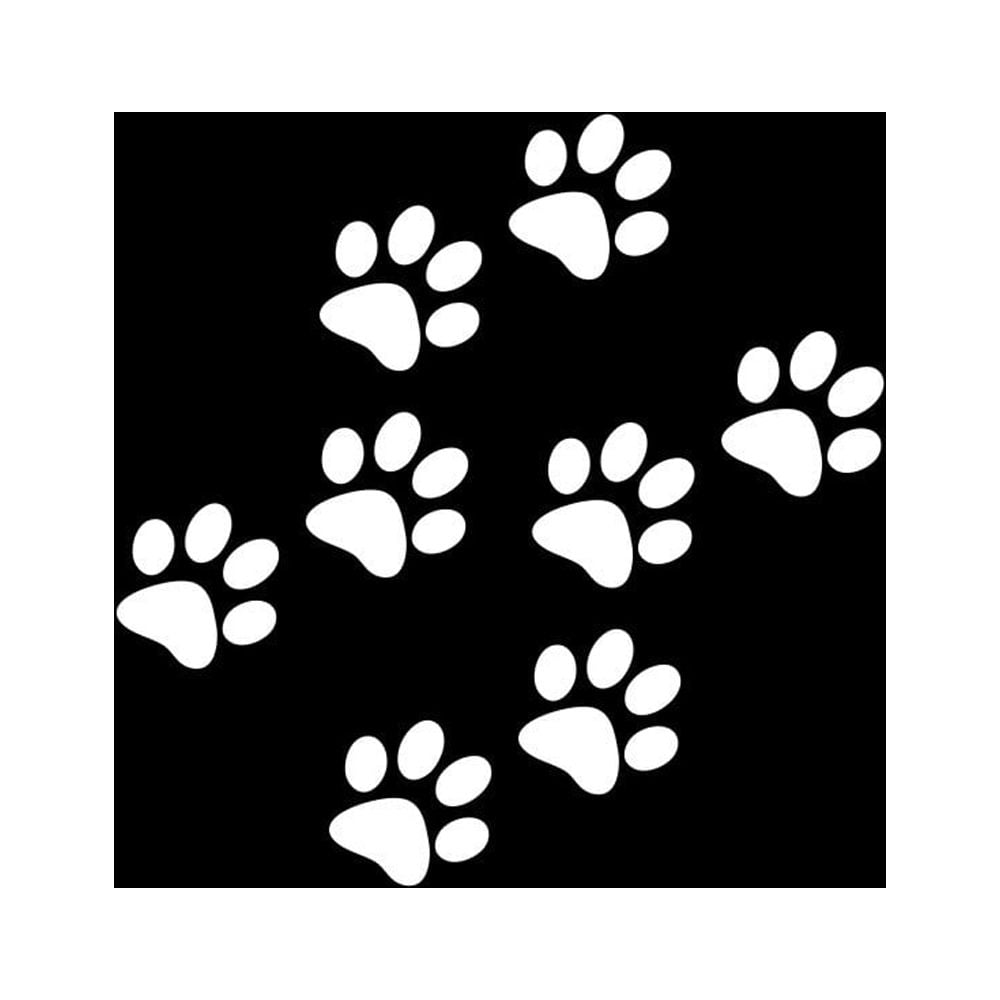 Car Sticker Cat Paw Print Car Sticker Vinyl Motorcycle Decoration ...