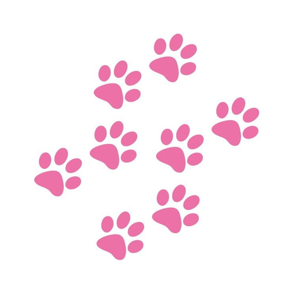 Car Sticker Cat Paw Print Car Sticker Vinyl Motorcycle Decoration ...