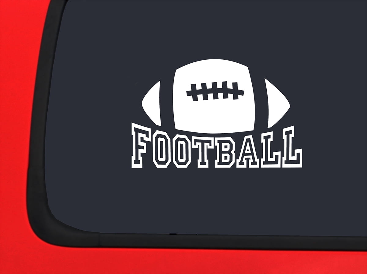Car Sticker Football Varsity Letters Sports Game Passion Car Window ...
