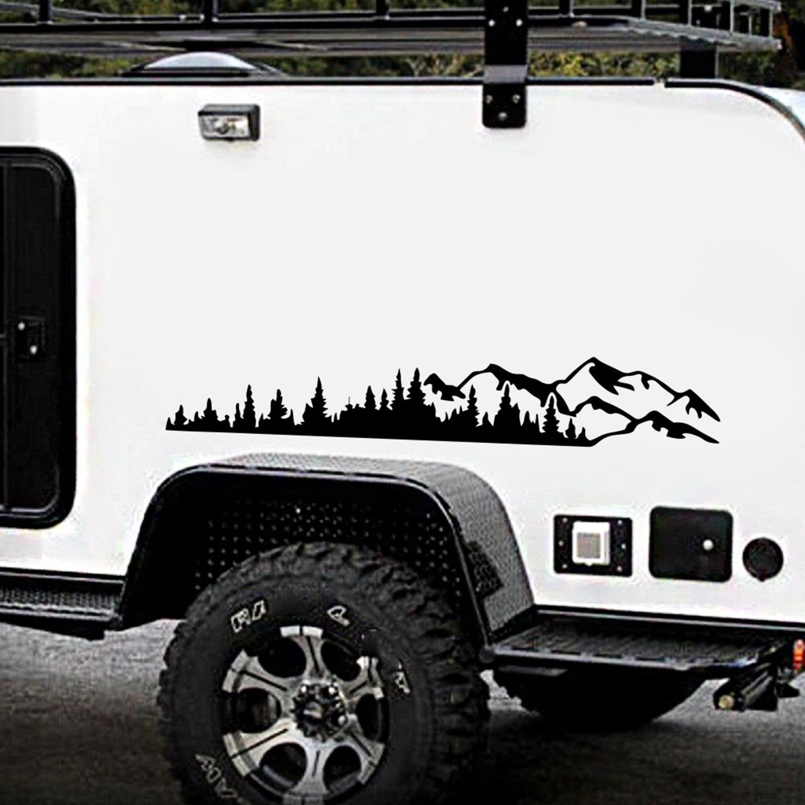 Car Sticker,Rv Caravan Car Universal Vinyl Mountain Pcs Universal Vinyl ...