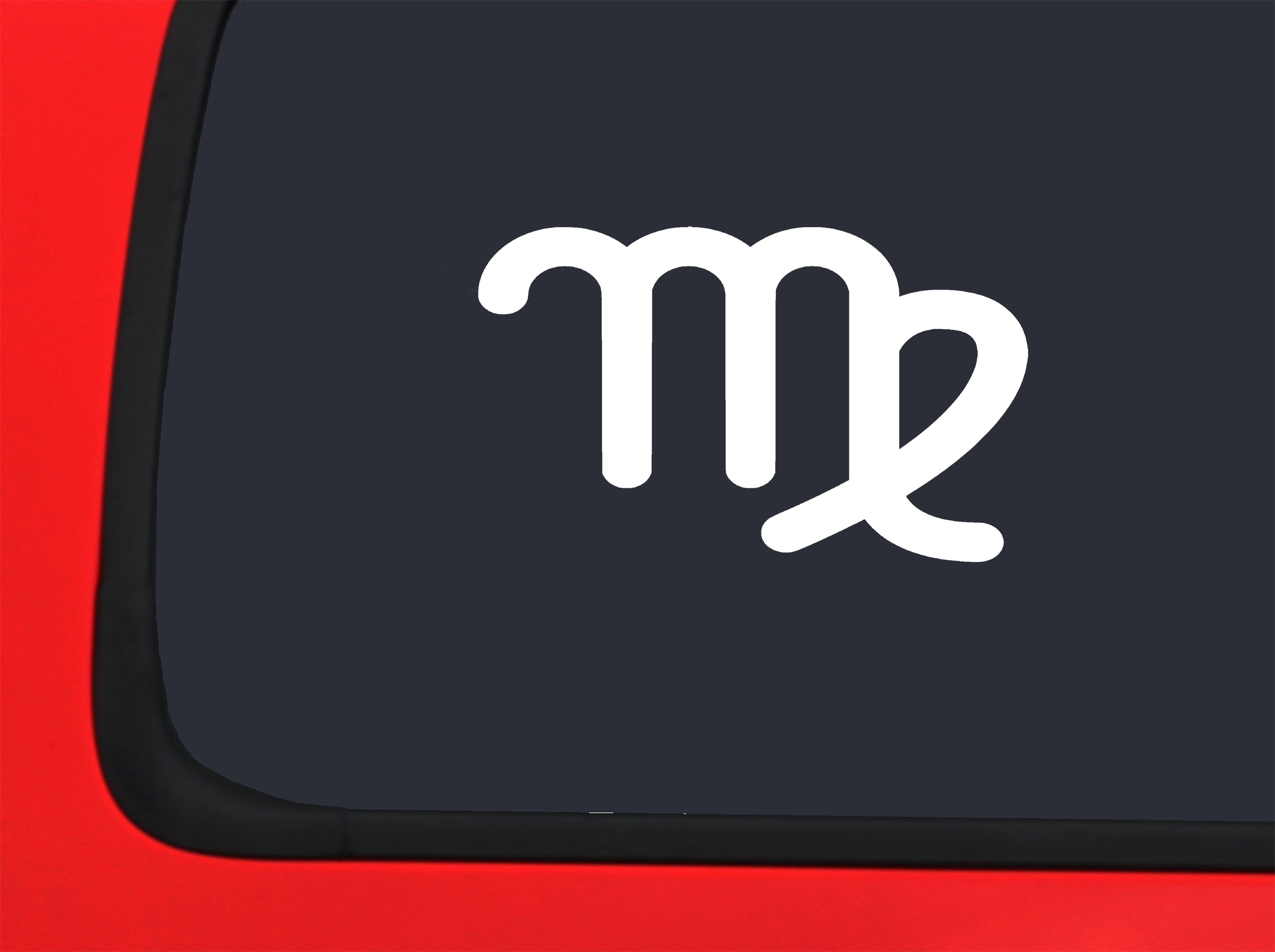 Car Sticker Virgo The Virgin Symbol Zodiac Sign Astrology Car Window ...