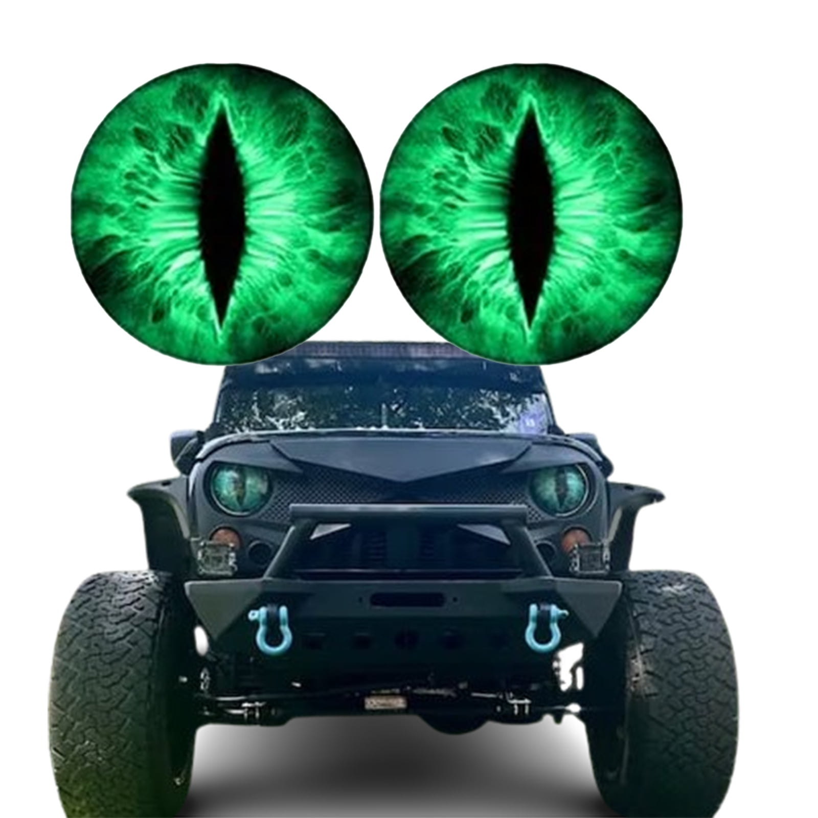 Car Stickers,Beast Eyes Headlight Decals Pair,Funny Car Decals,Off Road ...