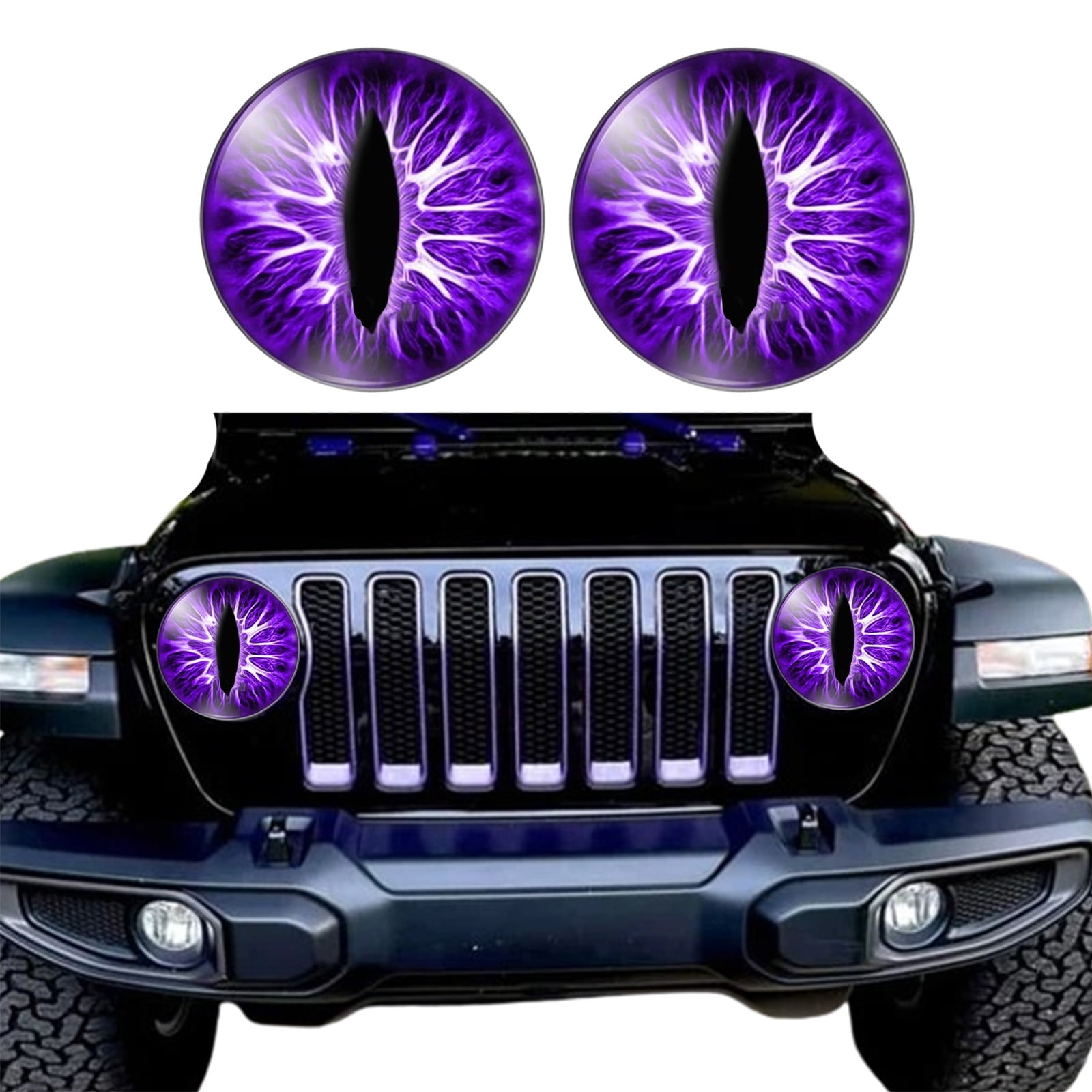Car Stickers,Beast Eyes Headlight Decals Pair,Funny Car Decals,Off Road ...