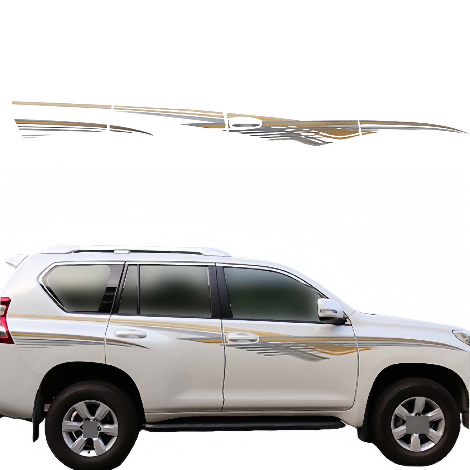 Car Stickers, Car Body Decals Fit For Prado 2010-2021, SUV Body Side ...