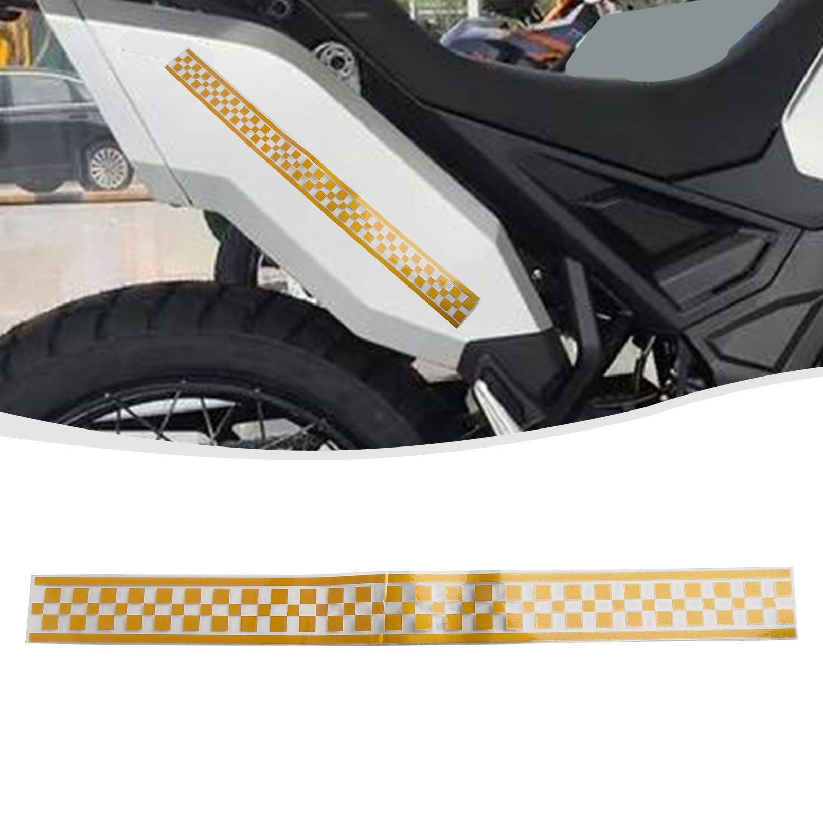 Car Stickers Checkered Stripes Decals Stickers Motorbike Decals Sticker ...