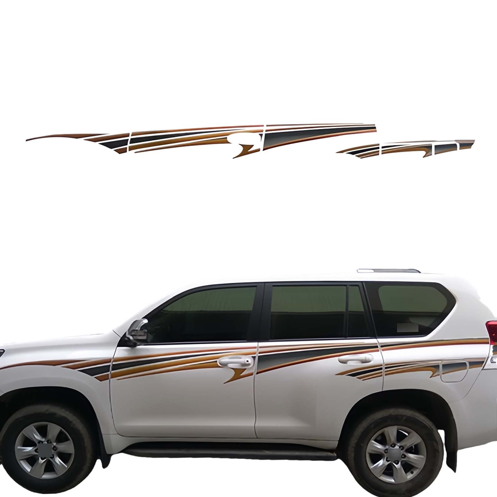 Car Stickers Fit For Prado 2010-2021,Car Body Decals,SUV Body Side ...