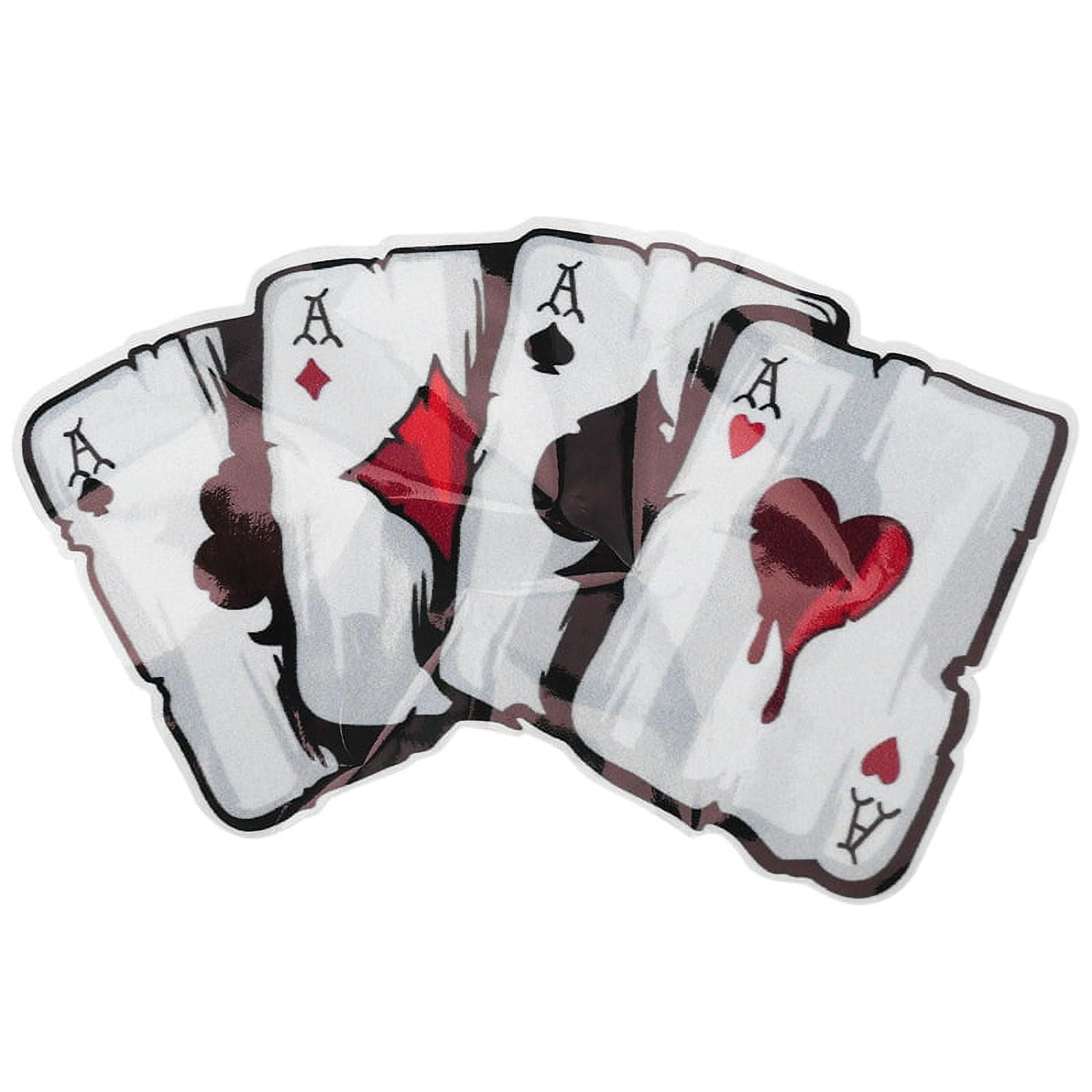 Car Stickers, Funny Poker Pattern Truck Vehicle Body Window Reflective ...