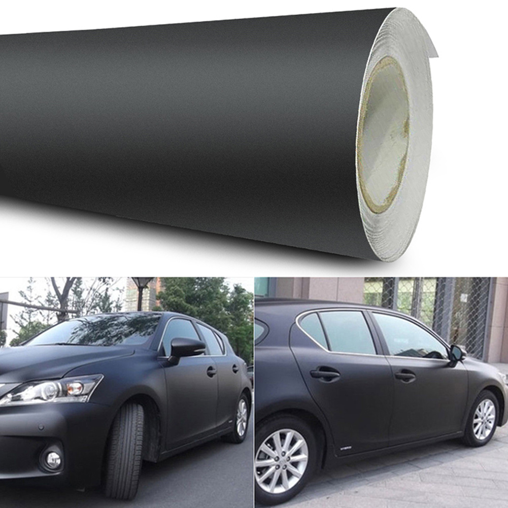 Car Stickers Matte Black Full Body Color Changing Wraps,Film Waterproof ...