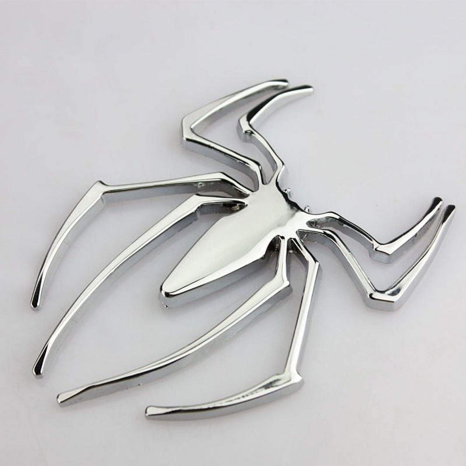Car Stickers Metal 3D Spider Car Logo Gold/Silver Car Styling ...