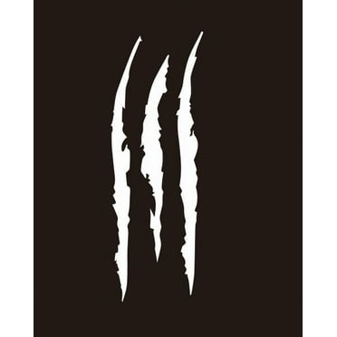 Auto Decals Stickers Reflective Monster Claw Scratch Marks Headlight ...