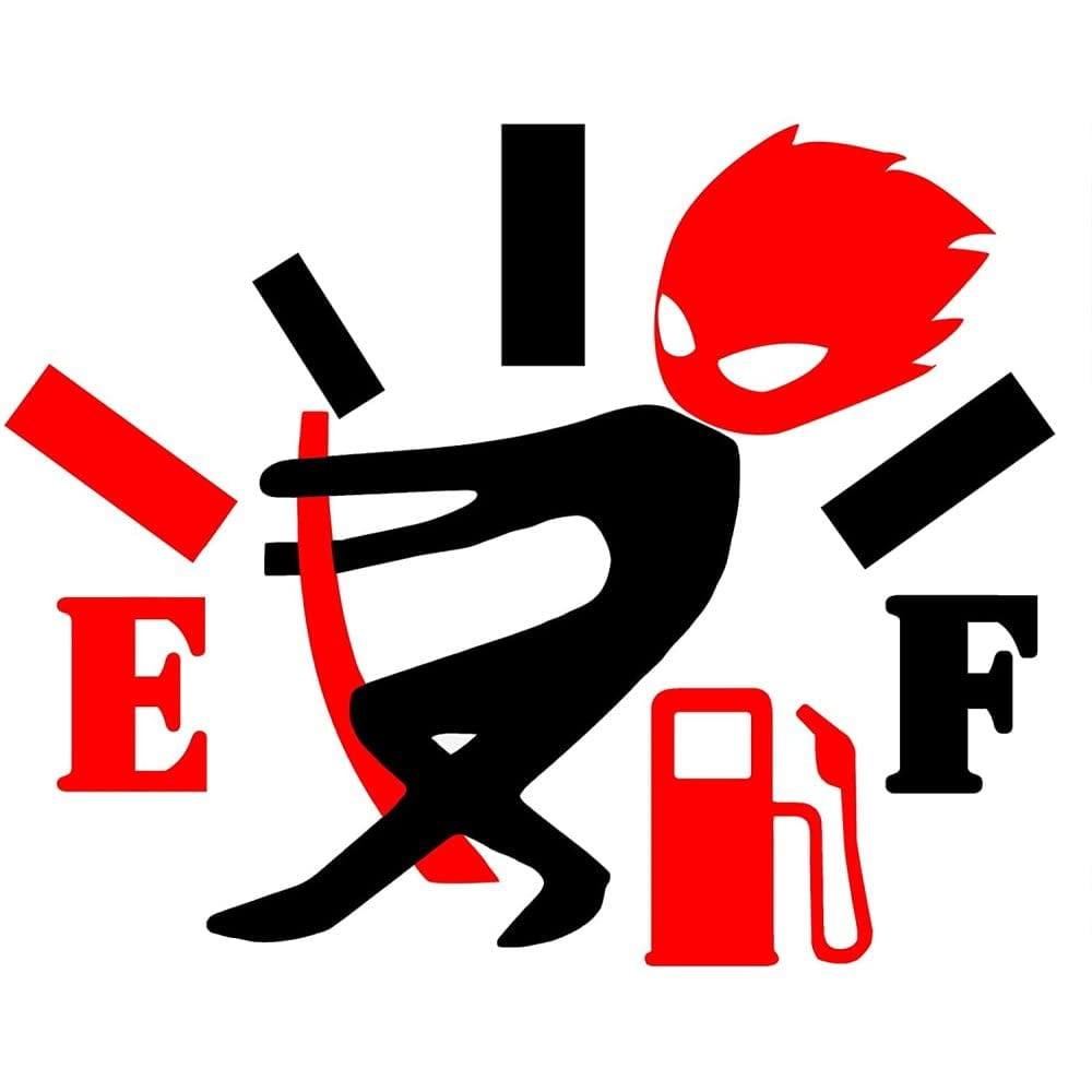 Car Stickers, Waterproof Funny Car Stickers Decal High Gas Consumption ...