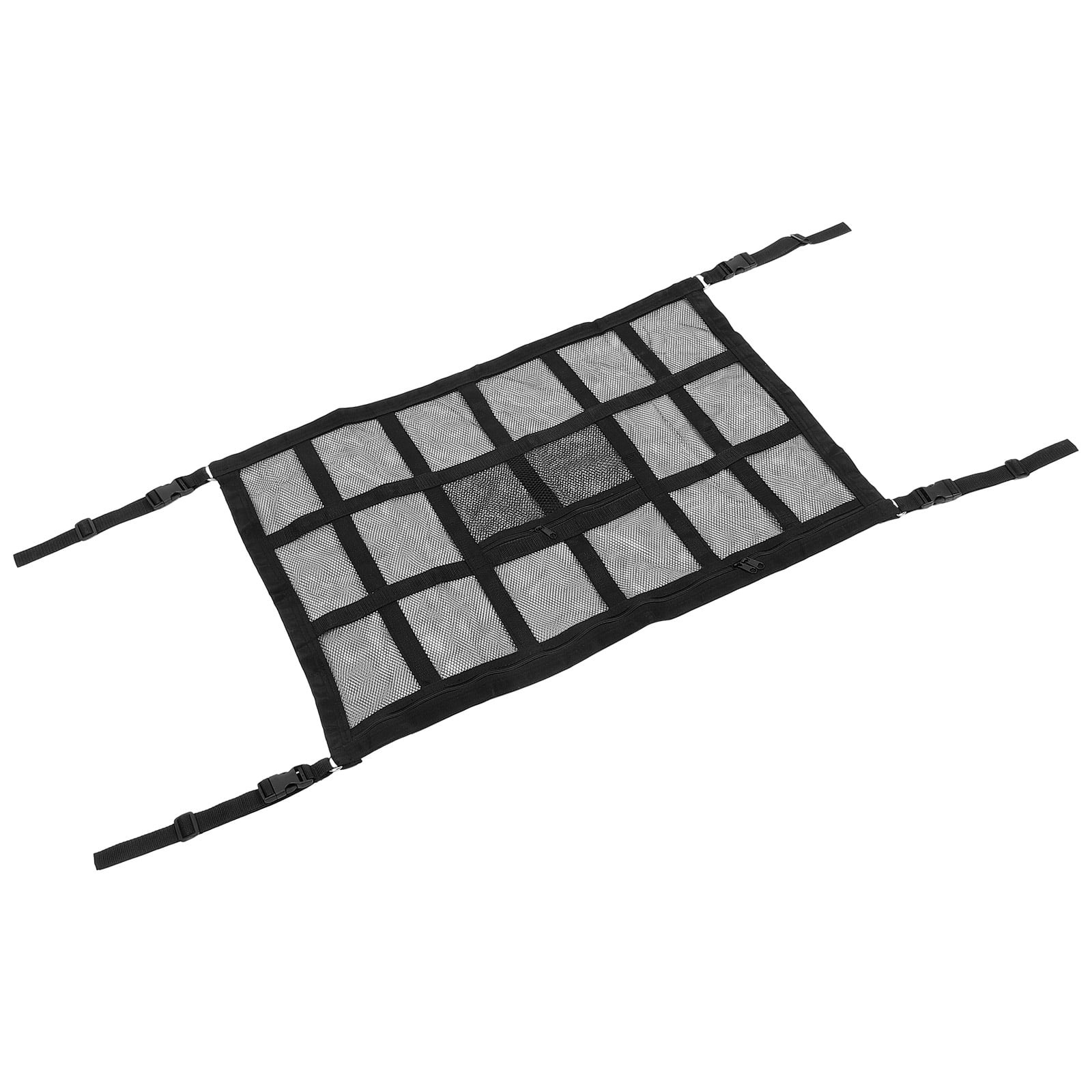 Car Storage Net Roof Pocket Hanging Pouch Cars Zipper Mesh Bag Cargo ...