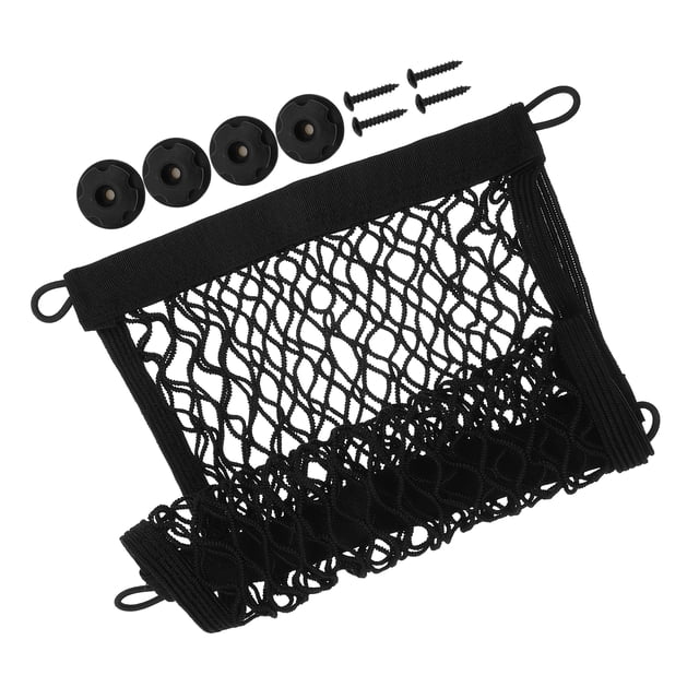 Phenofice Elastic Black Car Storage Net for Easy Installation and ...