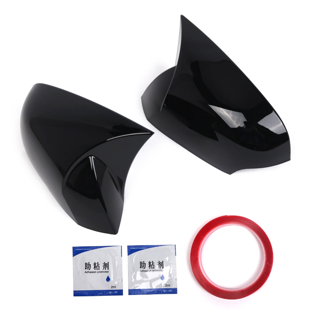 Car Styling Black Car Side Glass Covers for 2008 -2013 Wing Glass Cover ...