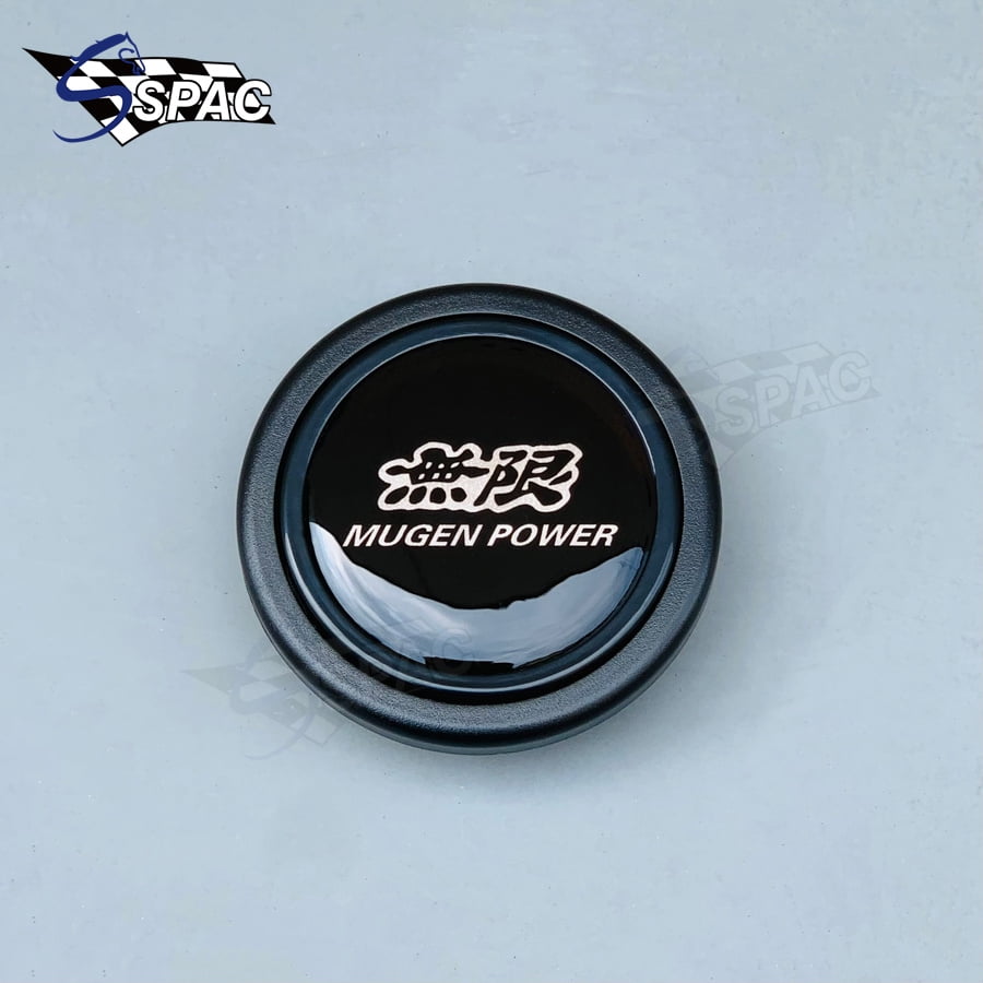 Car Styling Black Mugen Racing Steering Wheel Horn Push Button for ...
